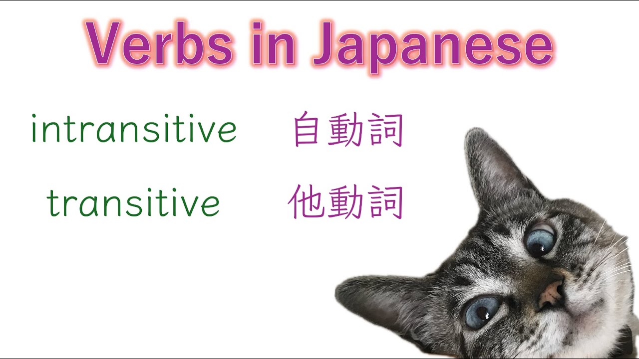 Transitive & Intransitive verbs 1 [Verbs in Japanese] ~ Learn Japanese ...