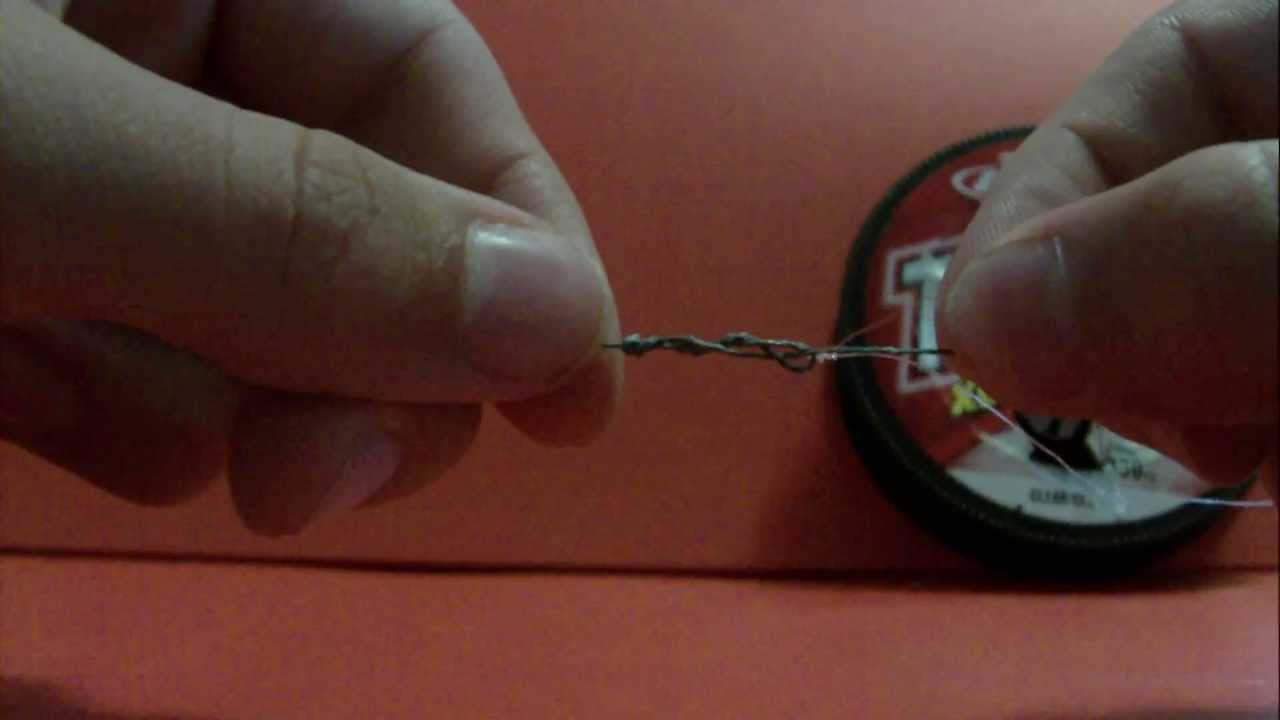How to connect braided line to mono - YouTube