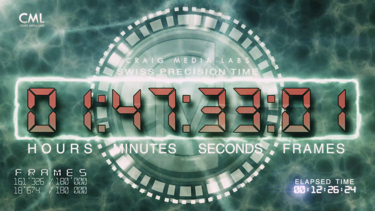 ⏳ 2-Hour Deluxe Countdown Timer | Futuristic Design with Voice Over ⏰ ...