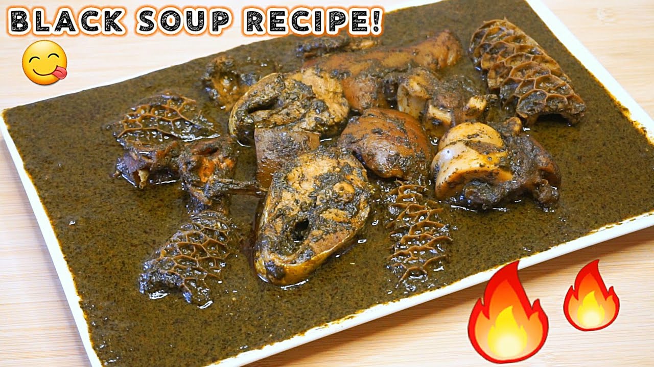 THE ONLY BLACK SOUP YOU WILL NEVER GET TIRED OF EATING | Goes so well ...