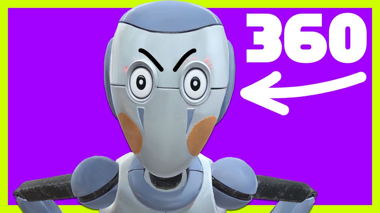 FNAF!? Robot Restaurant El Chips Level in 360 (STAFF Bot 🤖) - YouTube