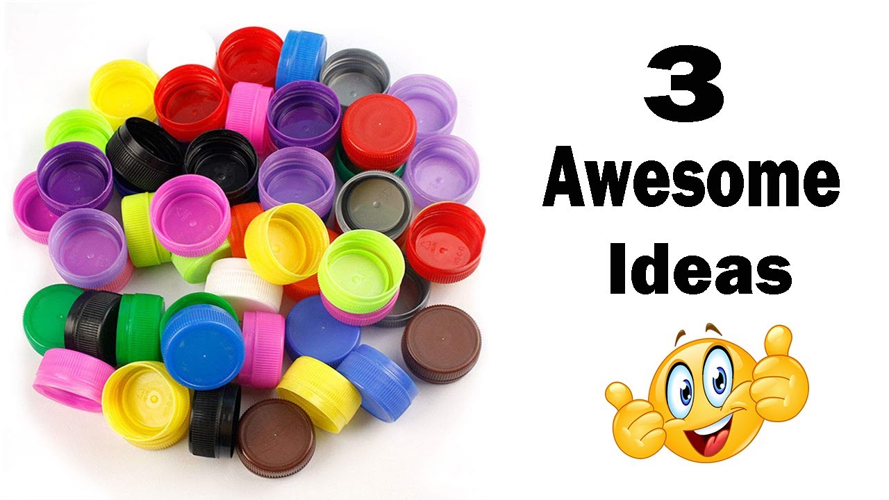 DIY - 3 Awesome Ideas from Plastic Bottle Caps - Recycle Ideas - Best ...