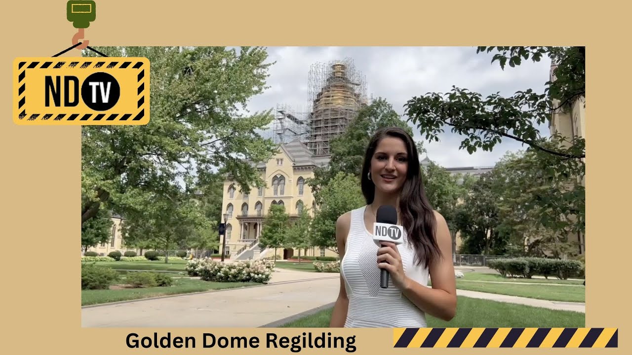 Golden Dome Regilding | News Correspondent Amanda Pirkowski - YouTube