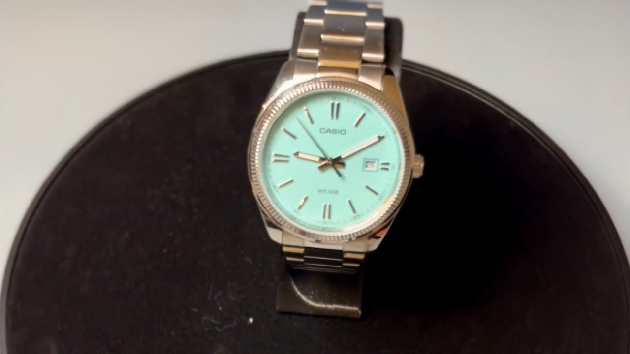 Casio “Tiffany” MTP-1302PD-2A2VEF (Unboxing & Showcase) - YouTube