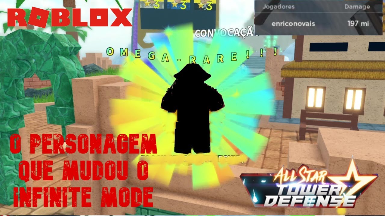 O MELHOR PERSONAGEM PARA INFINITE MODE NO ALL STAR TOWER DEFENSE - YouTube