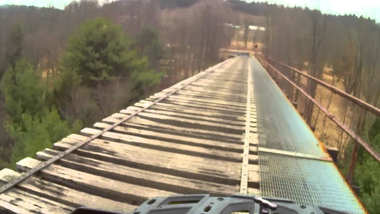 Snow Shoe Bridge Crossing 2, ATV - YouTube