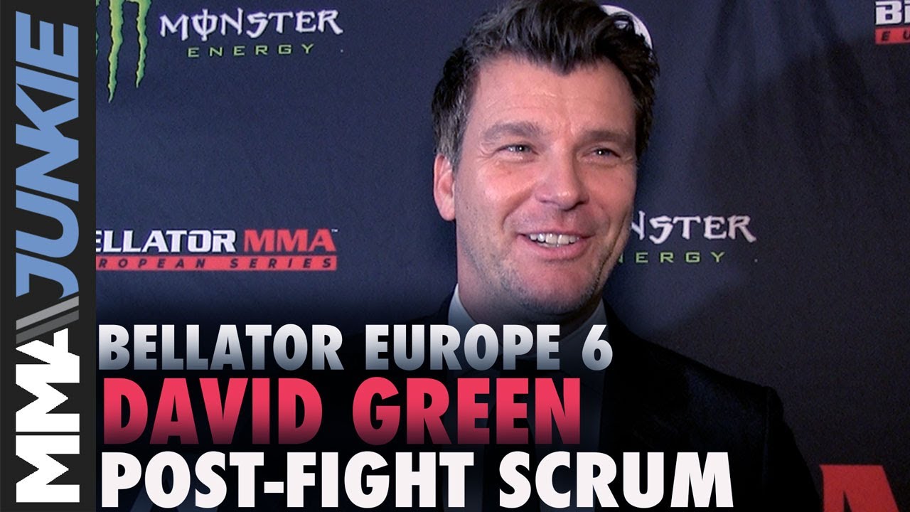 Bellator Europe 6: David Green post-fight scrum - YouTube