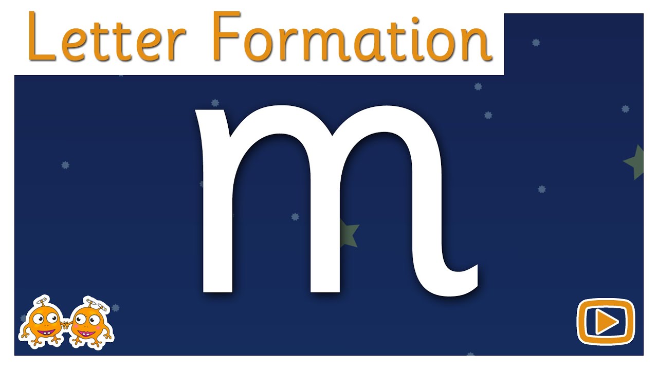 Letter Formation Video | /m/ | Pip and Pap Phonics - YouTube
