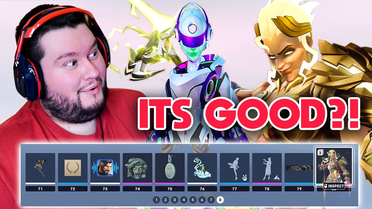 Flats reacts to the Season 2 Overwatch 2 Battlepass - YouTube