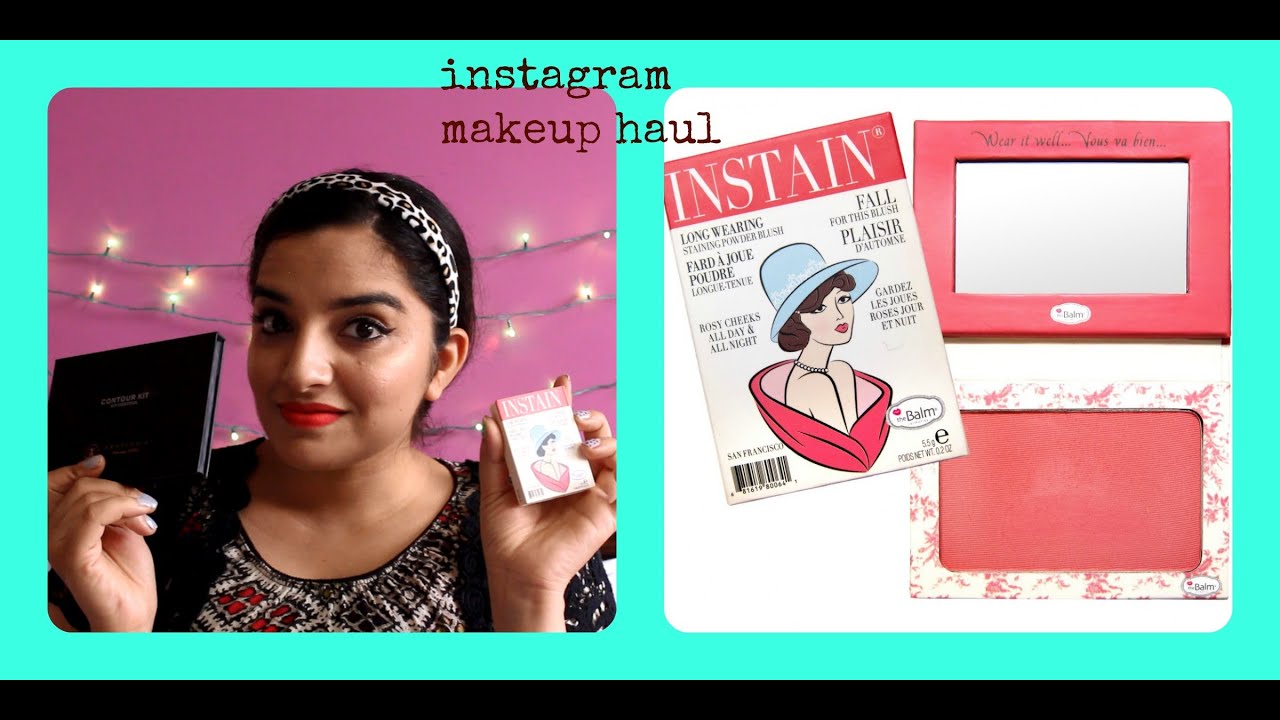 Makeup Haul from instagram page part 1 - YouTube