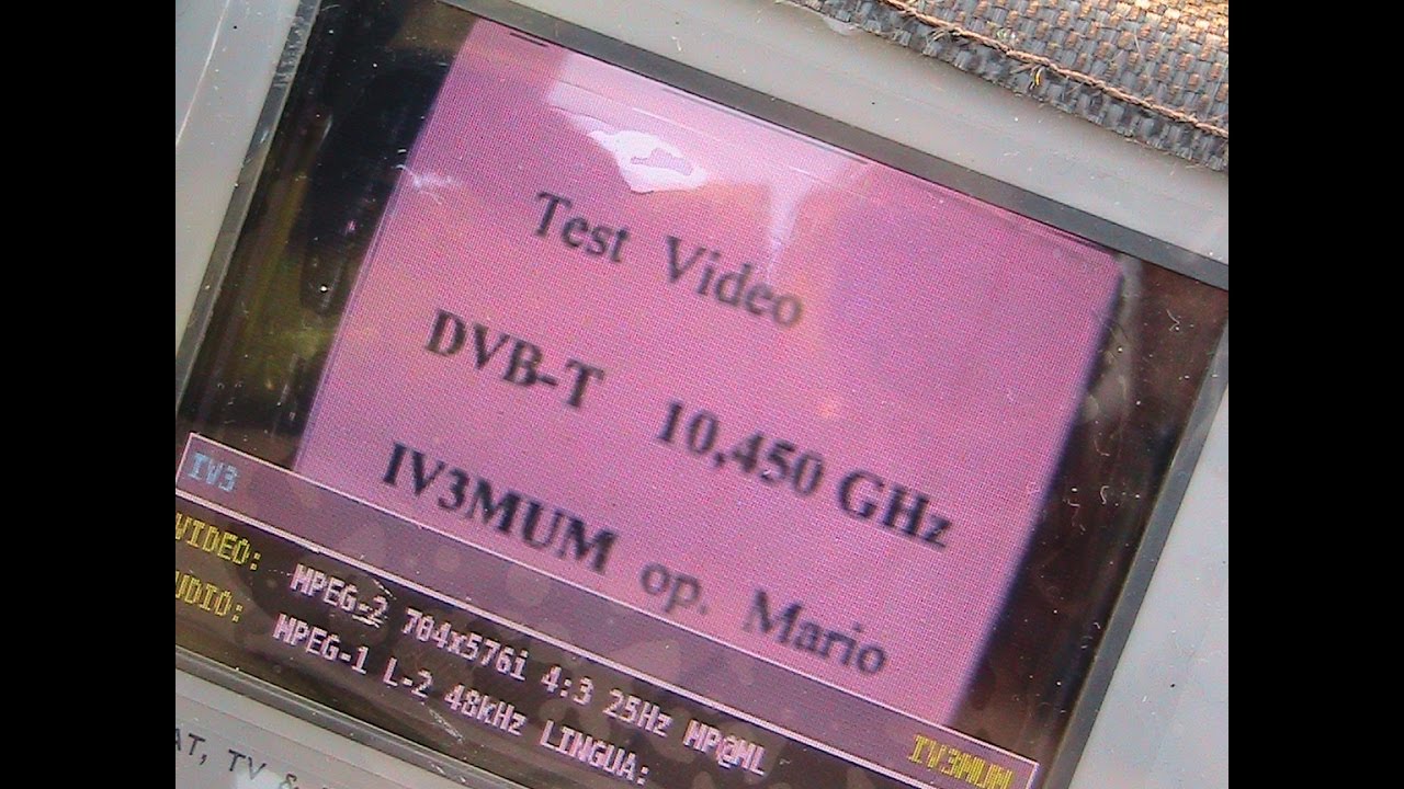 Video DVB-T 10.450 GHz da IV3MUM - YouTube