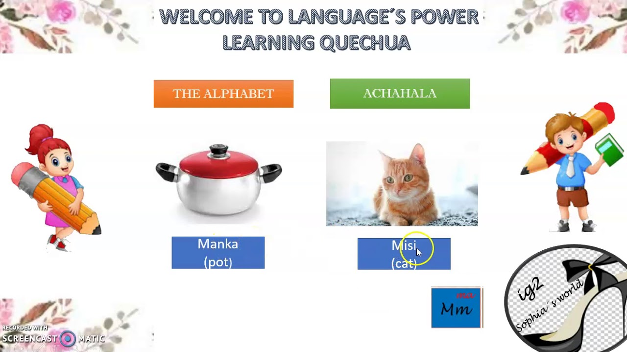 Quechua Language Alphabet And Pronunciation