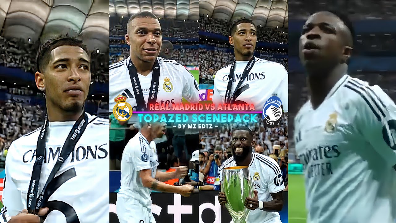 REAL MADRID VS ATLANTA RARE CLIPS SCENEPACK 4K (With TOPAZ and UPSCALED ...