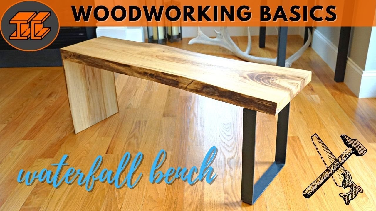 Woodworking Basics: Make a Waterfall Bench - YouTube
