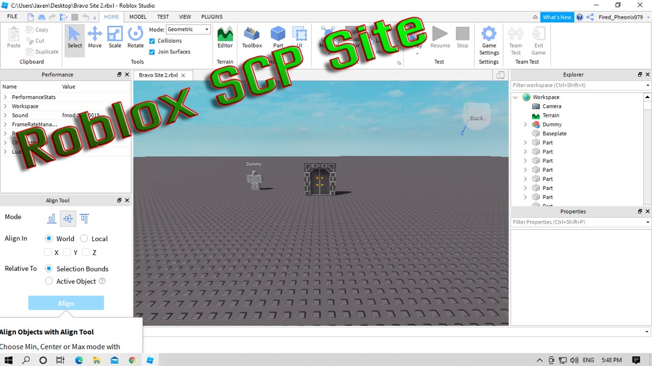 How to build a Roblox SCP Site | Roblox SCP Site Speed Build Part 1 ...