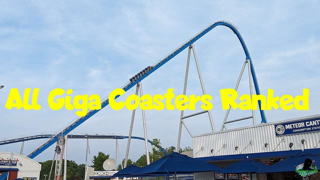 All 5 North American Giga Coasters Ranked with POVs #gigacoaster # ...