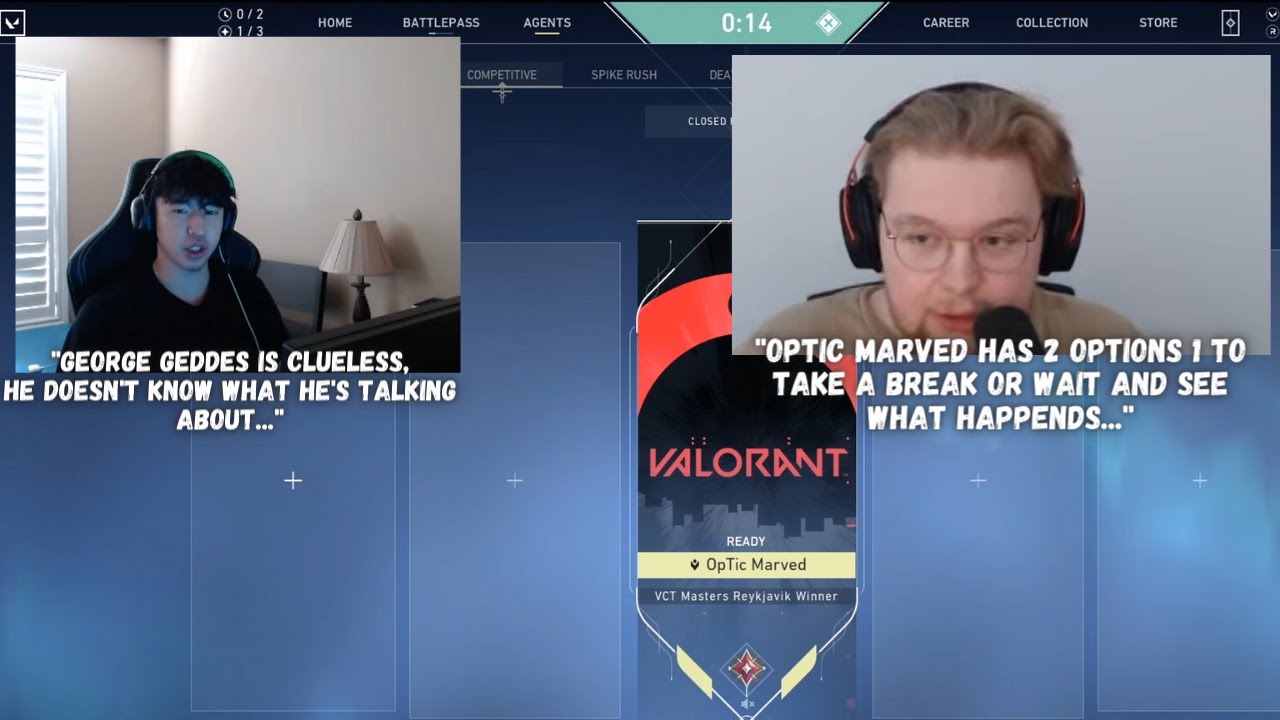 OpTic Marved on George Geddes Calling him out to ''TAKE A BREAK''... - YouTube