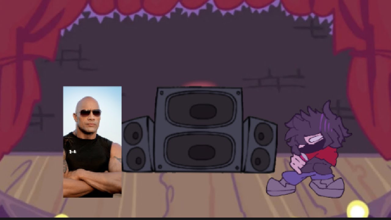 fnf fresh erect remix... but, wait, the rock? - YouTube