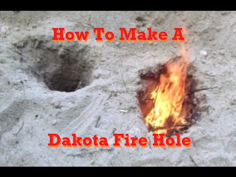 How To Make a Dakota Fire Hole - YouTube