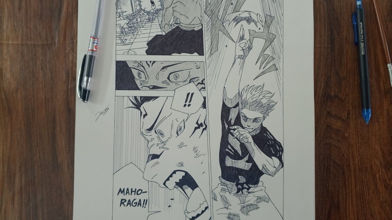 Drawing Gojo VS Sukuna || Epic Anime Battle || Jujutsu Kaisen Drawing ...