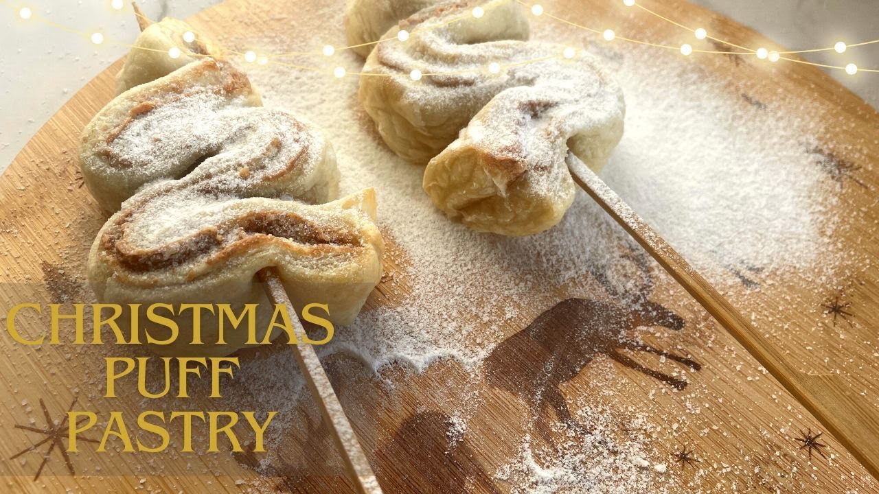 Christmas Tree Puff Pastry With Biscoff & Nut Filling Yumm - YouTube