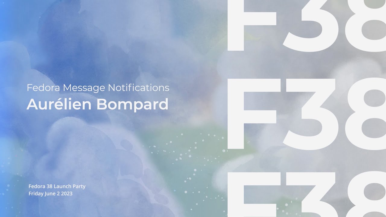 Fedora Message Notifications (FMN): Introducing v3 - YouTube
