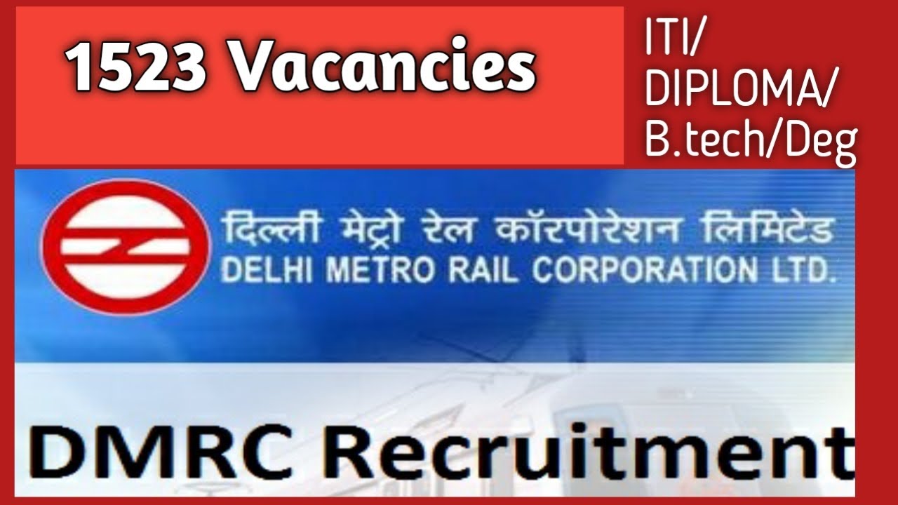 DMRC NOTIFICATION 2019-20 WITH CLEAR EXPLANATION - YouTube