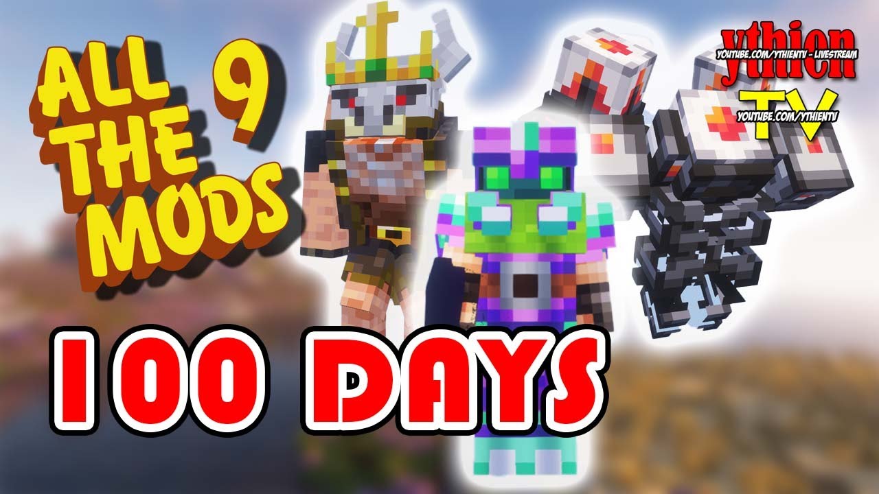 100 DAYS MINECRAFT ALL THE MODS 9 - PART 1 | ATM9 - YouTube