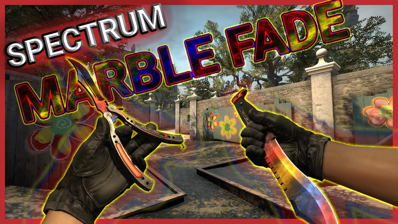 [CS:GO] Spectrum Marble Fade - Skin Showcase - YouTube