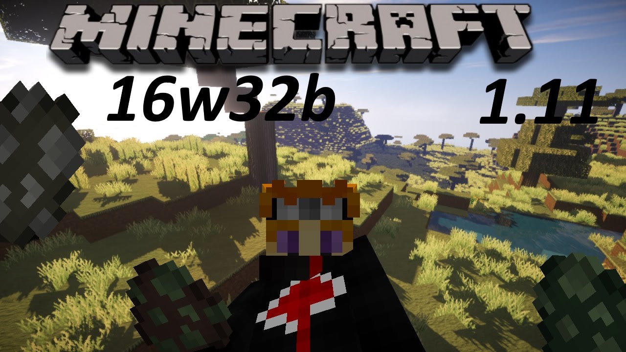 MINECRAFT 1.11!? - SNAPSHOT - 16W32B (MINECRAFT UPDATE) - YouTube