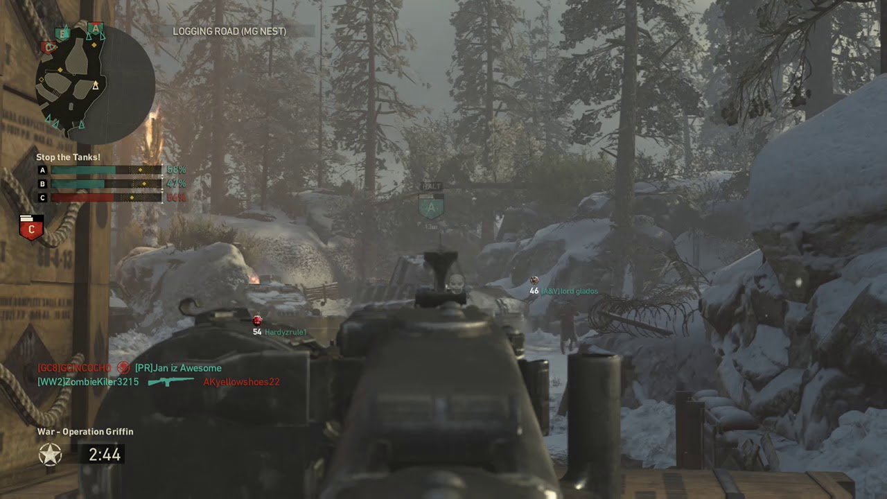 COD WW2: MG MADNESS - YouTube