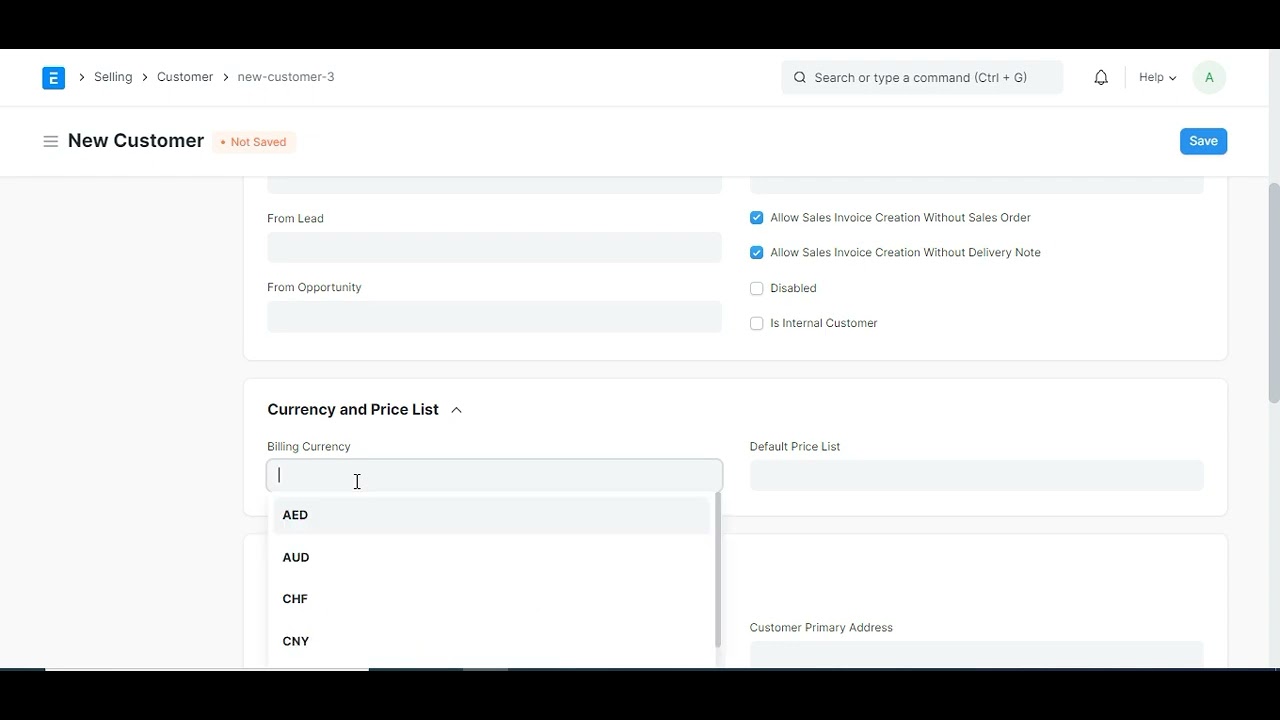 Create a Customer in ERP | ERPNext Selling Module - YouTube
