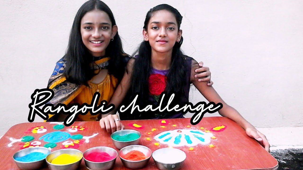 Rangoli challenge diwali special #rangolichallenge - YouTube