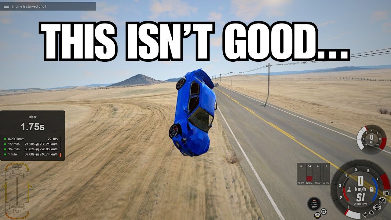 BeamNG High Speed Crashes & Near Misses | NEW Sunburst - YouTube