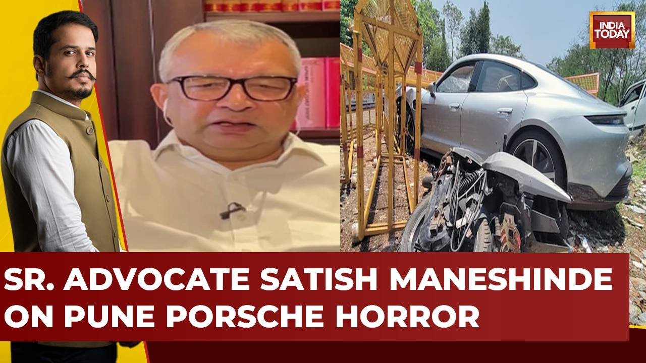 Pune Porsche Horror: Criminal Lawyer Satish Maneshinde Exclusive | Porsche, Pizza & No ...