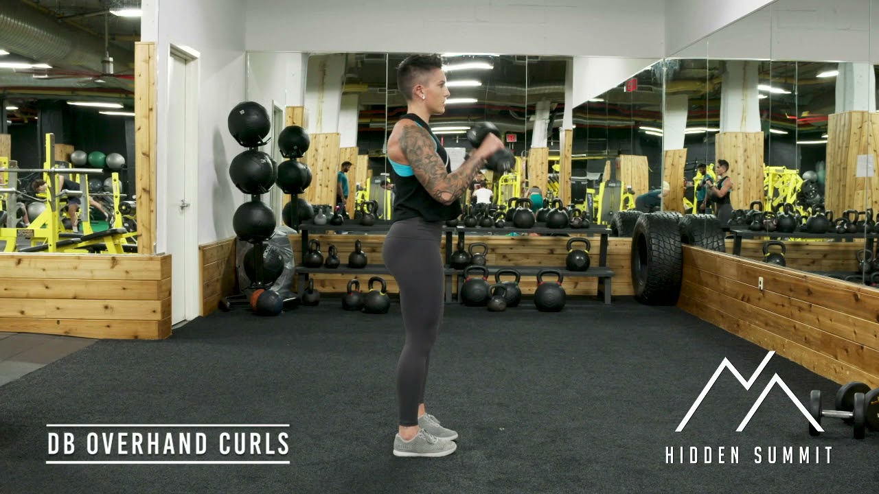 DB Overhand Curls - YouTube
