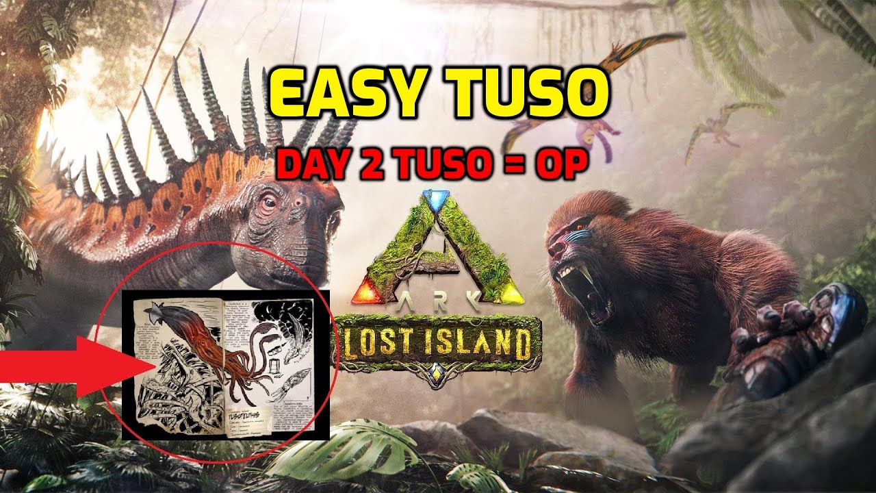 Tuso Location Lost Island! Where To Find Tuso And Black Pearls Ark Lost ...
