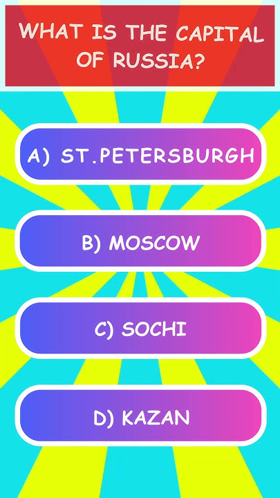 Discover the Capital of Russia: Moscow 🇷🇺 | Test Your Geography ...
