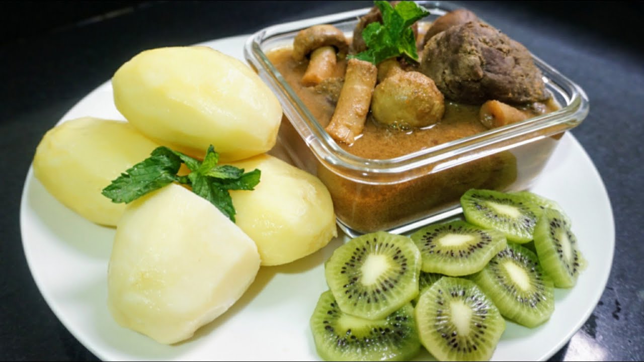 How to prepare mushroom pepper soup with liver//very healthy / easy and ...