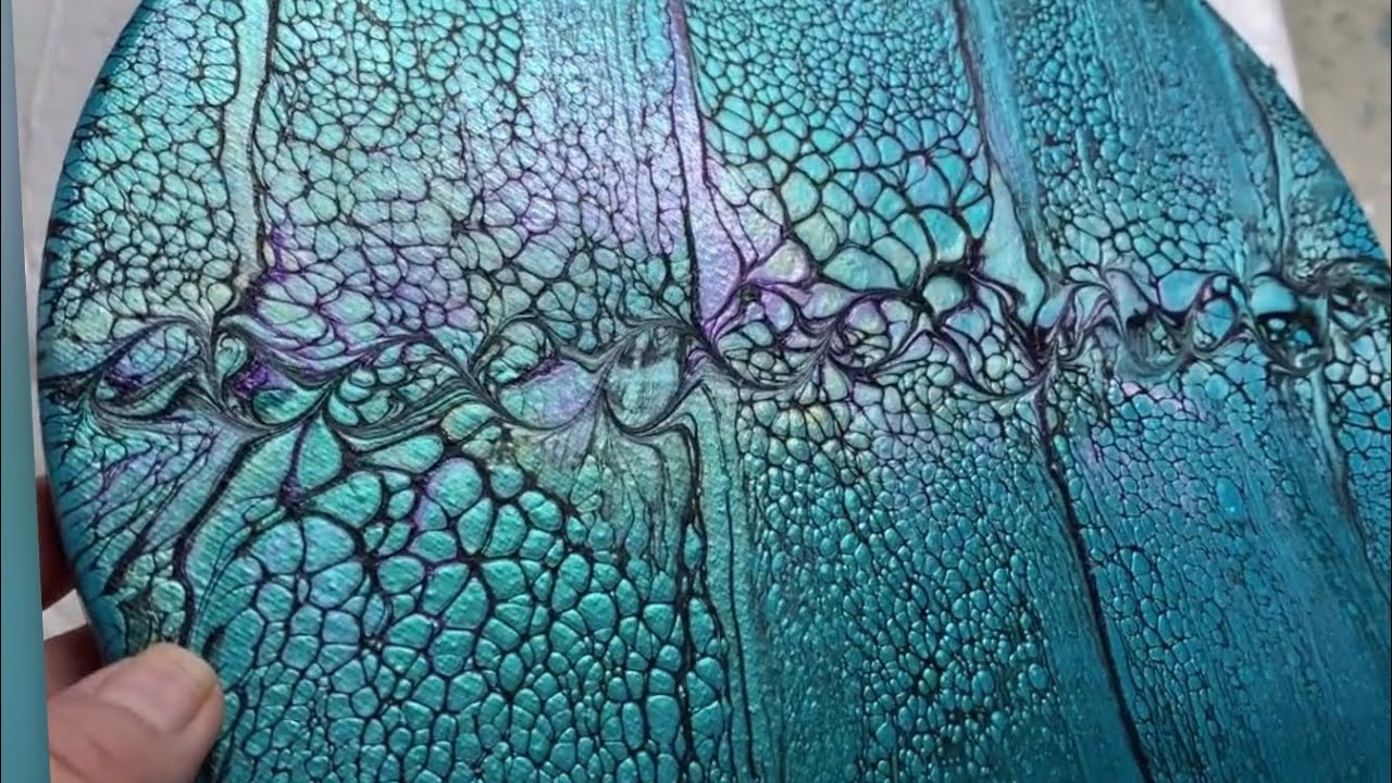 (1436) Easy Swipe Technique / Interference Paints / Acrylic Paint ...