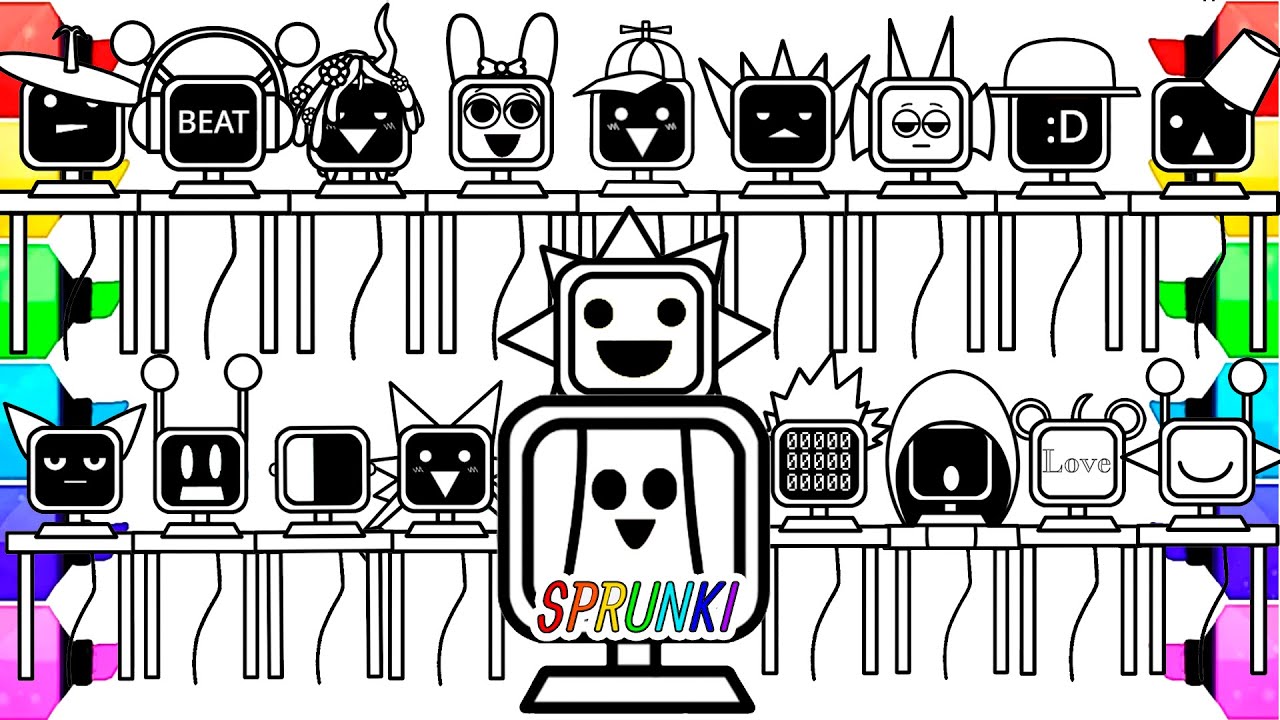 Incredibox Sprunki Coloring Pages New / How to Color ALL Sprunki Mr ...