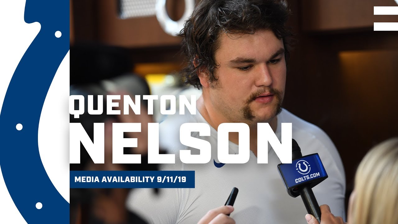 Quenton Nelson Talks Importance of the Run Game - YouTube