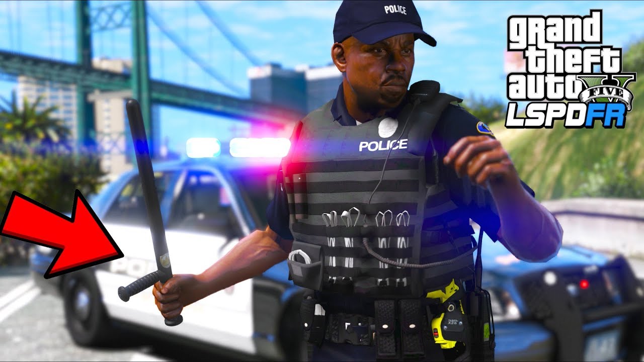Baton-only patrol was a BAD idea!! (GTA 5 Mods - LSPDFR Gameplay) - YouTube