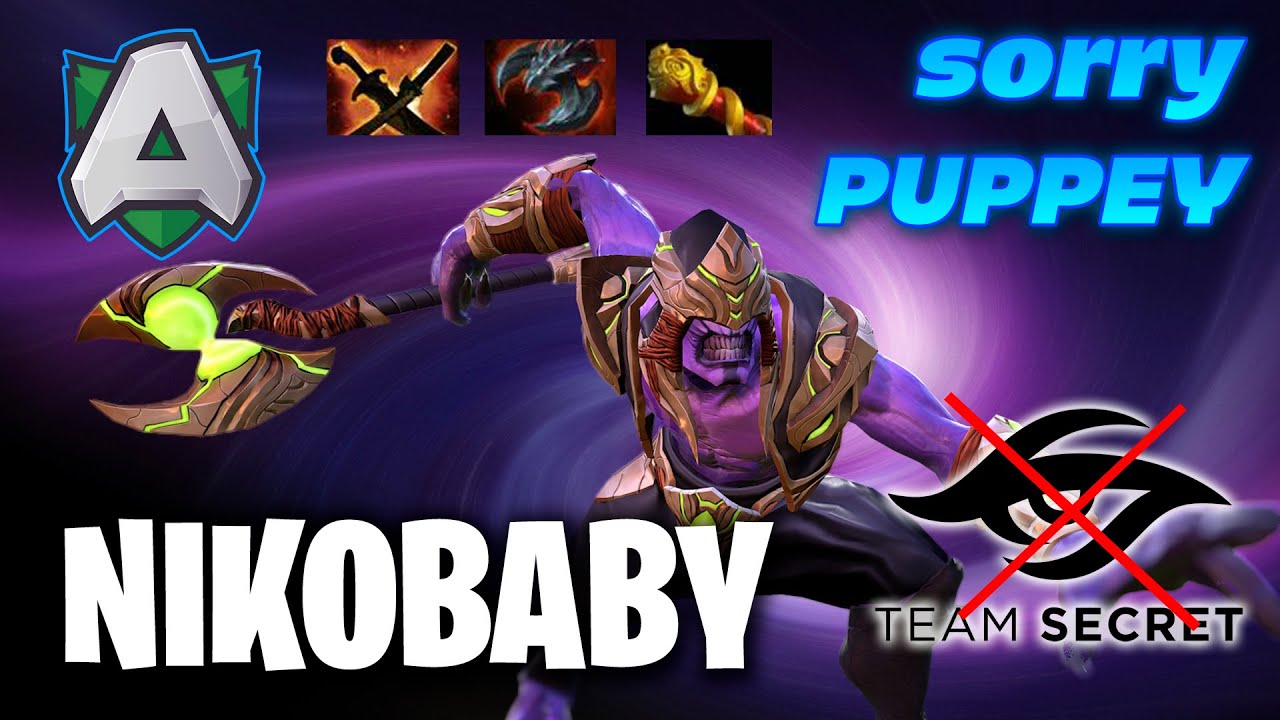 Nikobaby Faceless Void - Alliance vs Team Secret - Dota 2 Pro Gameplay ...