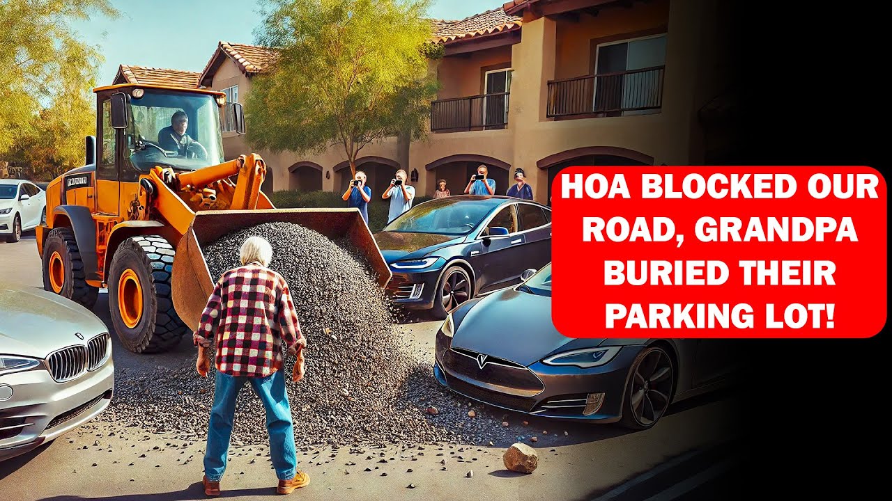 HOA Blocks My Farm Driveway with Gravel — Grandpa Brings the Loader and ...