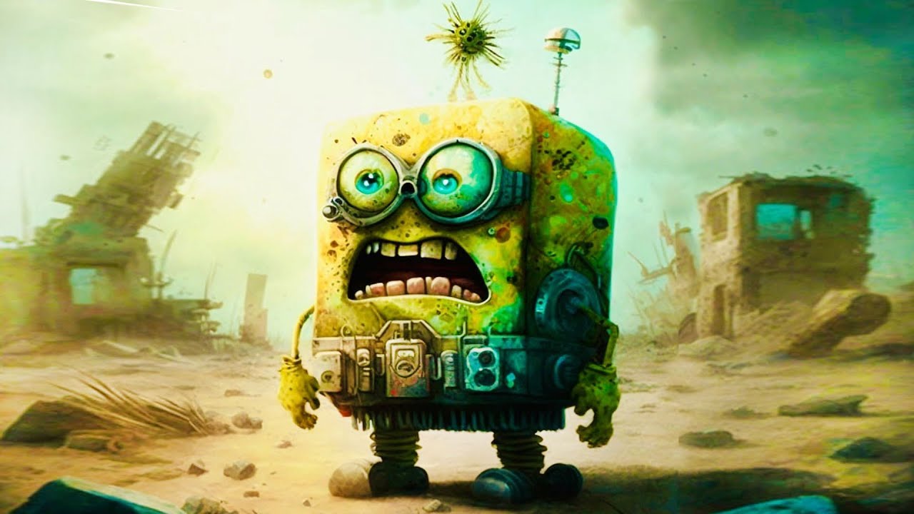SpongeBob in different universes | The neural network! - YouTube