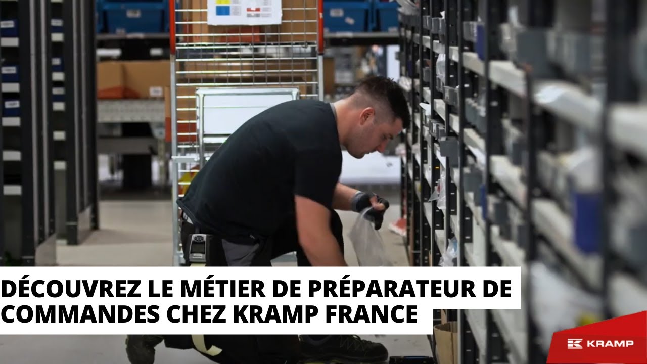 Découvrez le métier de Préparateur de commandes chez Kramp France - YouTube