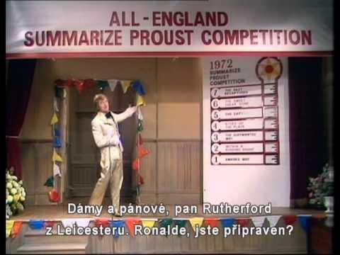 Monty Python - Summarize Proust Competition (czech sub) - YouTube