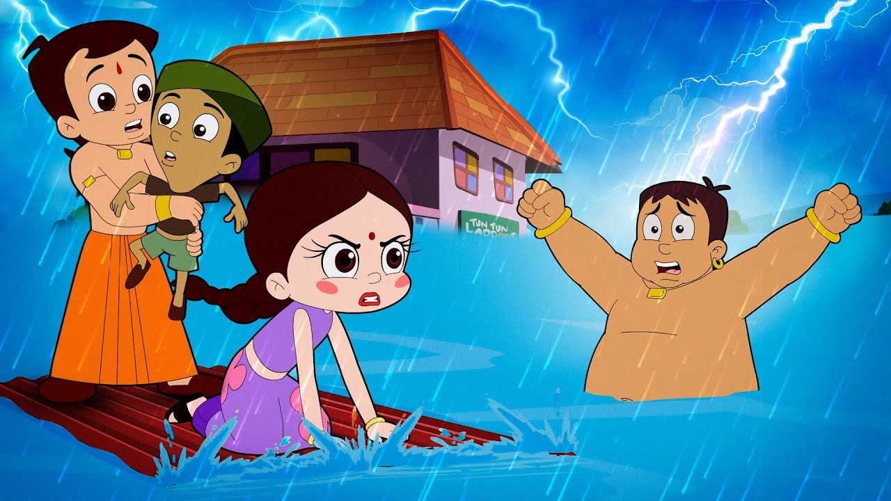 Kalia Ustaad - तूफ़ान का कहर | Chhota Bheem Cartoon in Hindi ...
