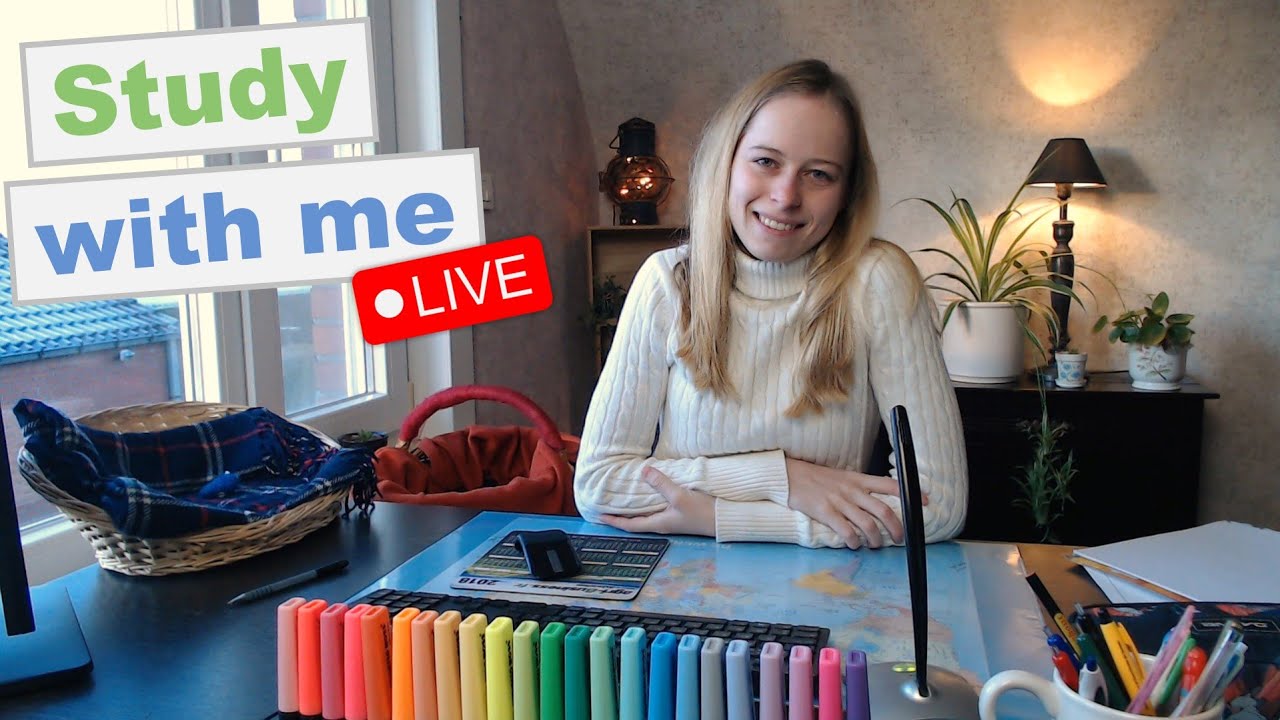 Study with me 10 HOURS live | 💪Study party! | 50/10 Pomodoro - YouTube